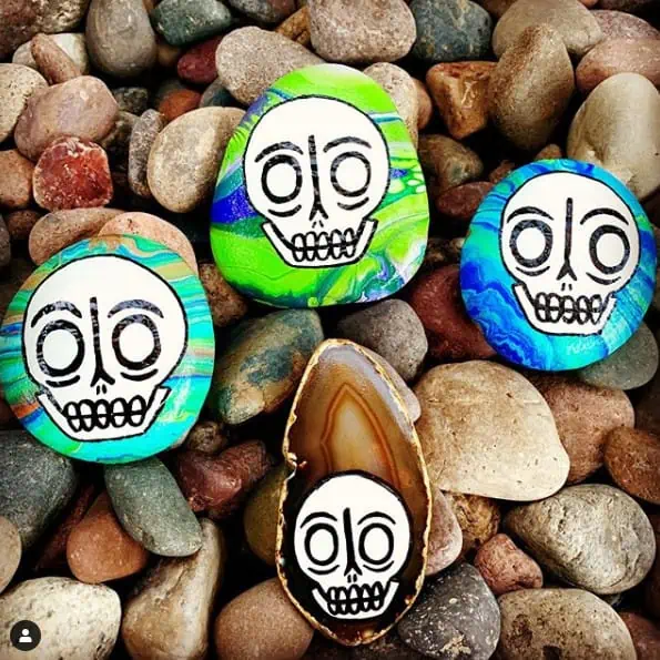 Over 50 Of The Best Halloween Painted Rocks On Instagram