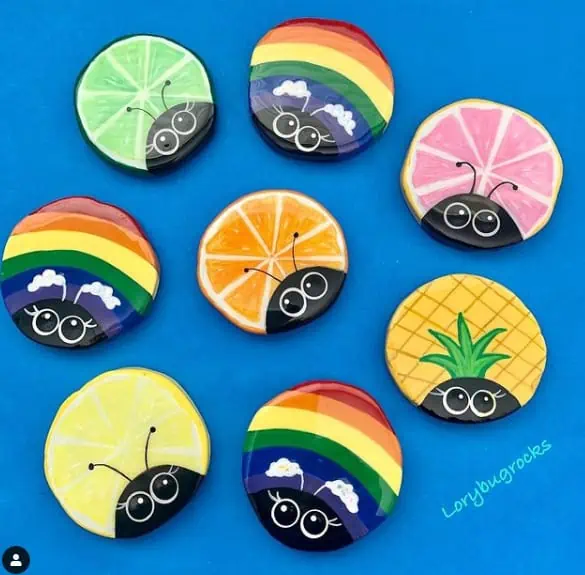 50+ Easy Peasy Ladybug Rock Painting Ideas For All Ages