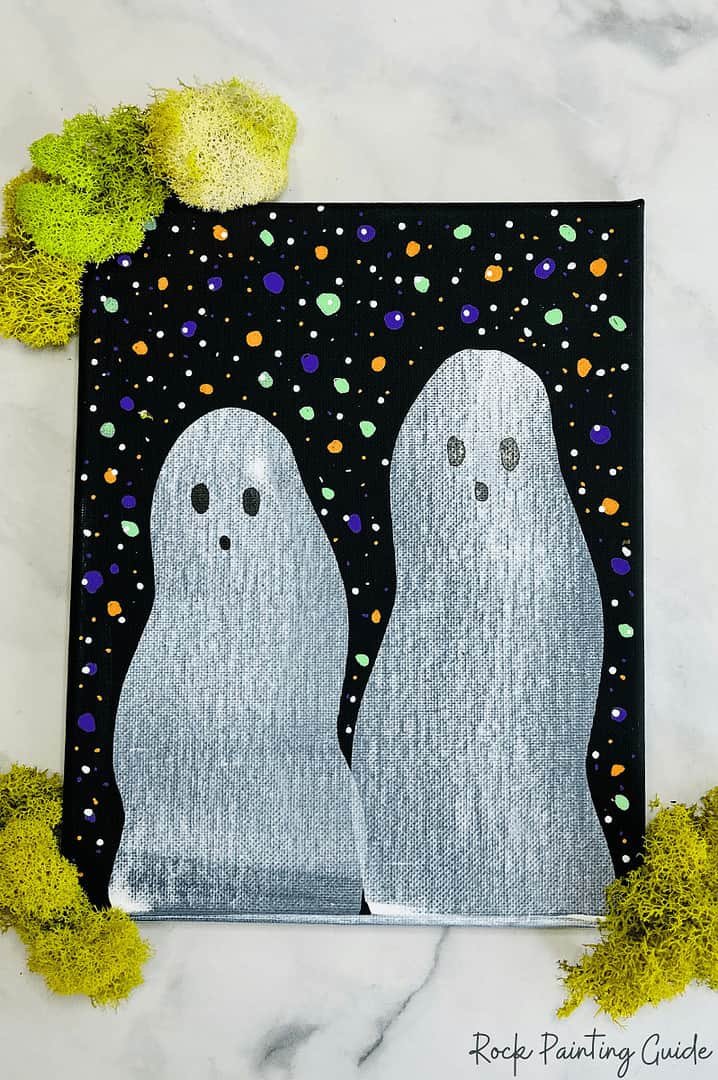 Halloween Squeegee Art: Easy Ghost Painting Craft