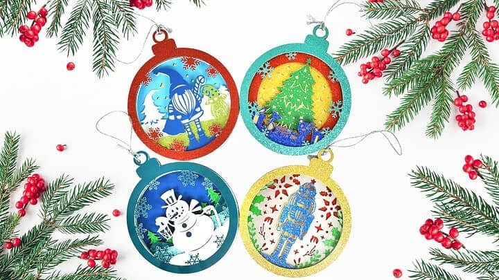 42 Easy DIY Paper Christmas Ornaments for Adults and Kids