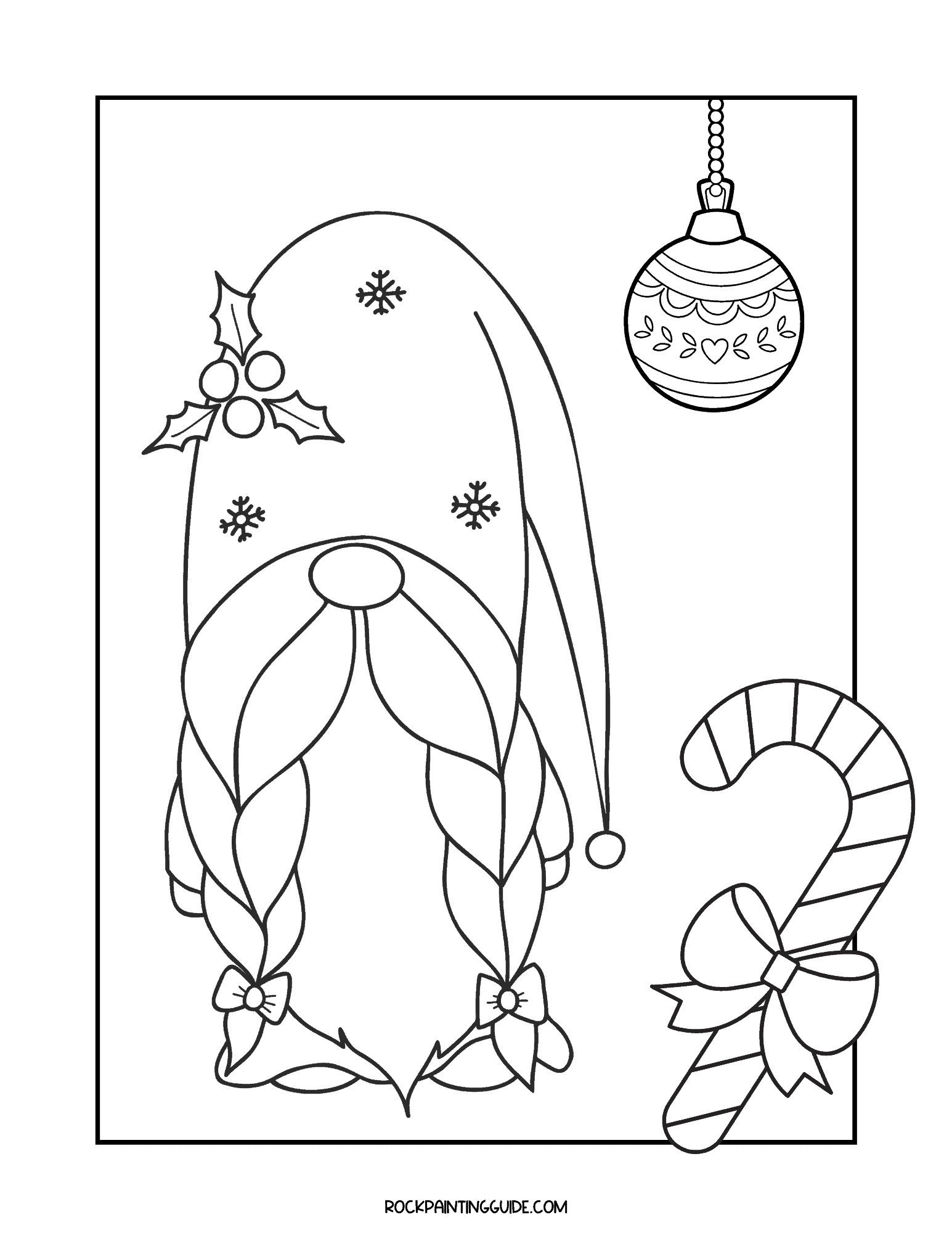 20 Cute Christmas Gnome Coloring Pages [FREE PRINTABLES]