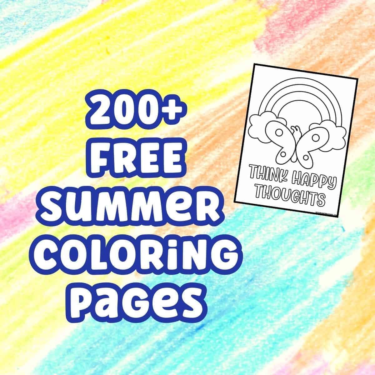 200+ Fun Summer Coloring Pages For FREE [Download & Print]