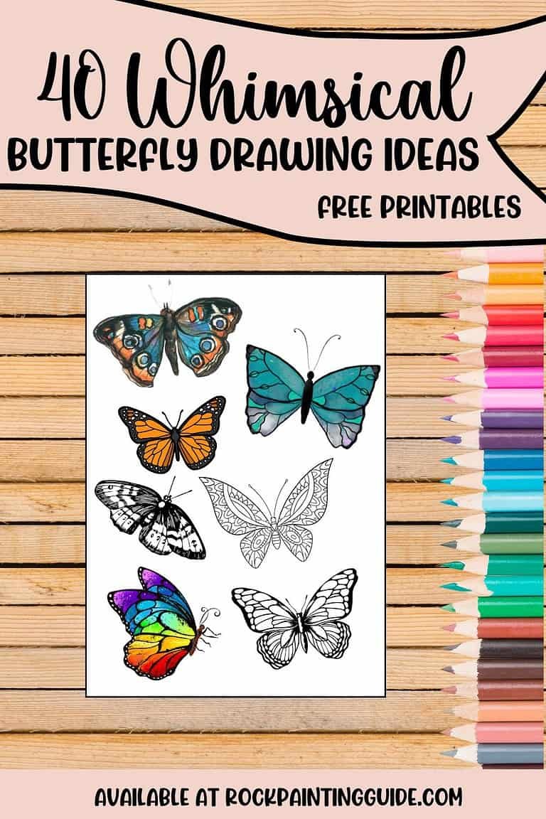 40 Enchanting Butterfly Drawing Ideas For Every Artist