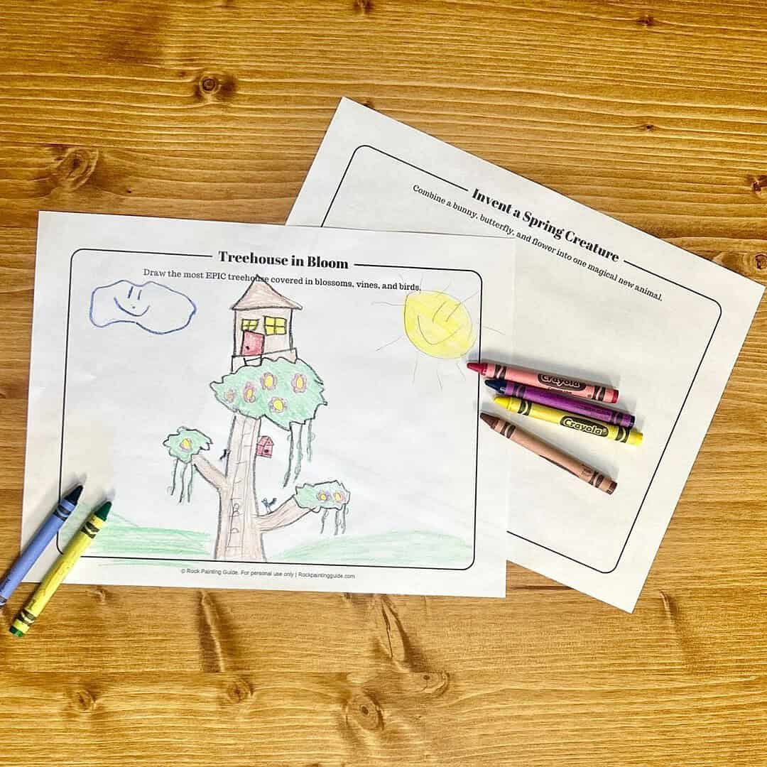 30 Fun And Creative Spring Drawing Prompts For Kids